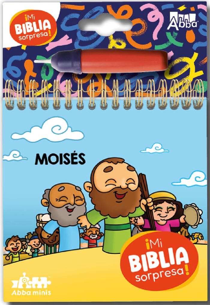 Moisés - Pinta con Agua: Mi Biblia Sorpresa (9798885168595): CLC Mexico
